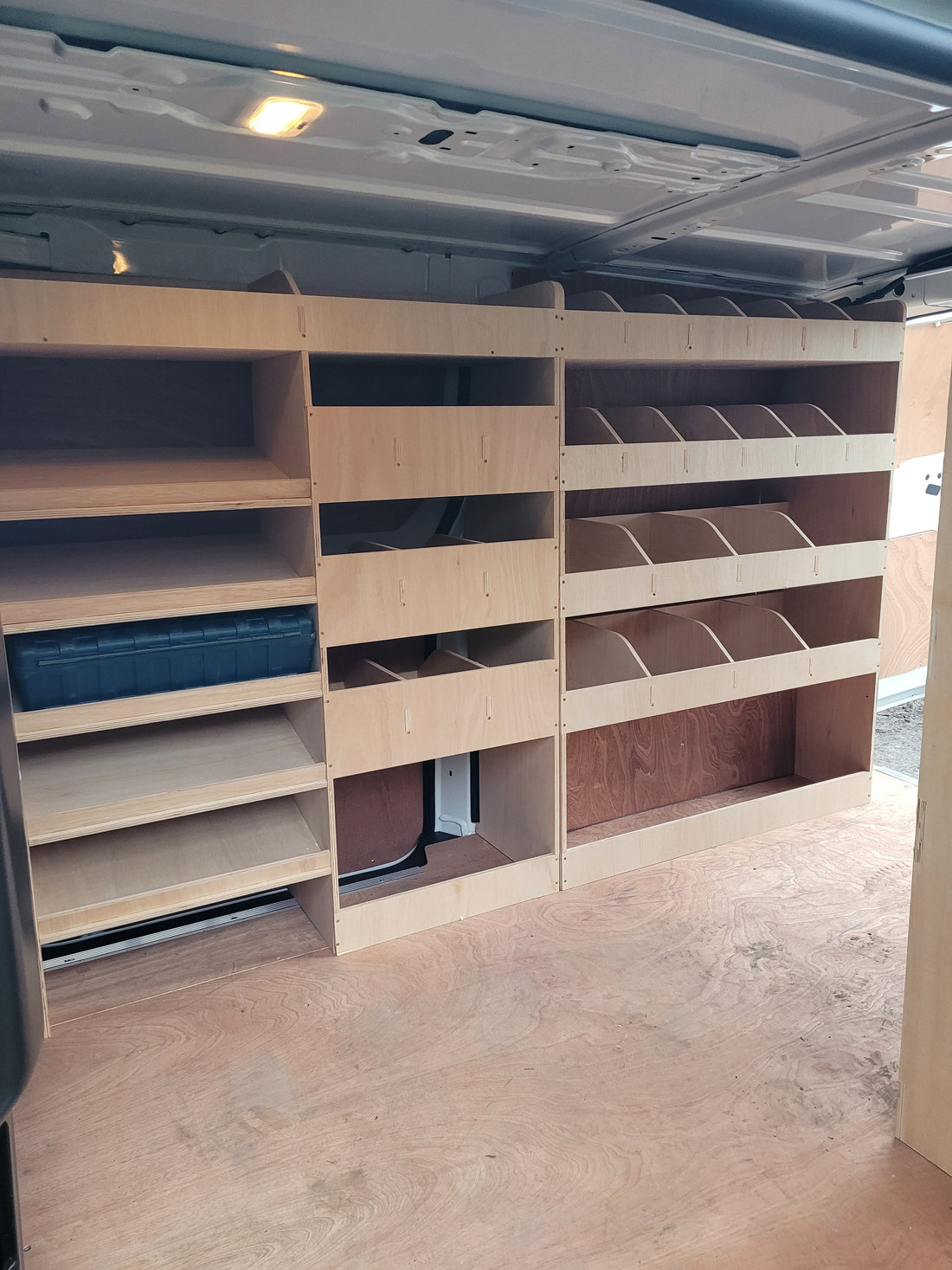 Vauxhall Vivaro Van Racking (2019 +) drivers side only - Fully Assembl ...